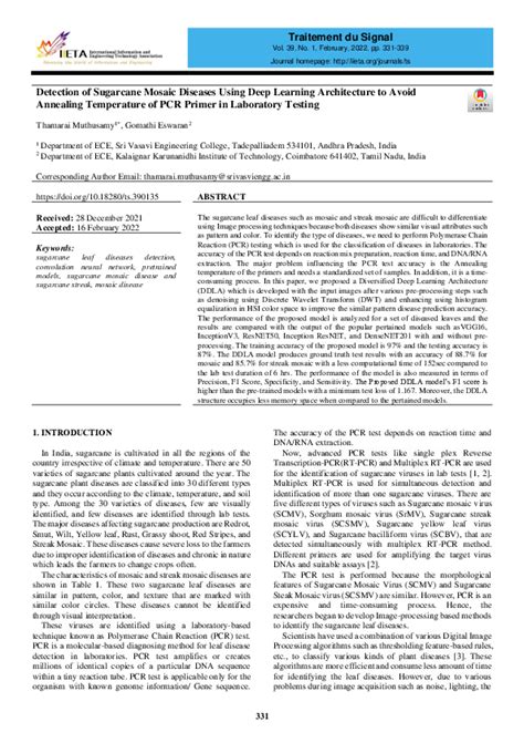 pdf deep learning for sugarcane disease detection