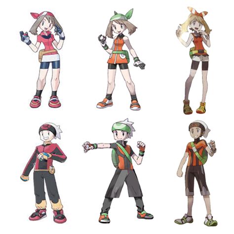 Pokemon Characters In Stylish Outfits Pokemon Trainer Official