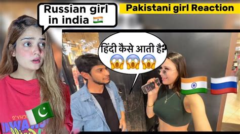 Russian Shocking Indians With Hindi Pakistani Girl Reaction Koko Kvv Youtube