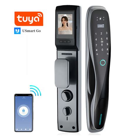 Elock Security Full Automatic Tuya App Wifi Biometric Fingerprint Smart Home Door Lock With