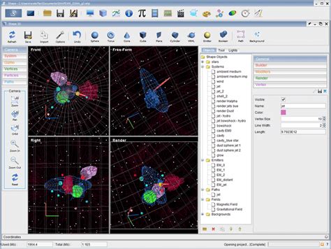 Screenshots Of The Shape Software Show The 3d Interactive Modeling
