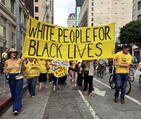 Sitting White With Black Lives Matter LA Progressive