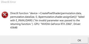 Fix Invalid Parameter Was Passed To The Returning Function