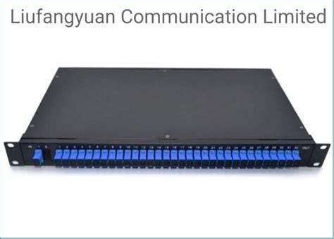 Rack Mount Optical Splitter Sc APC Rack Mounted PLC Fiber Splitter With ISO Approval China
