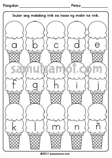 Titik Worksheets Filipino Alpabetong Mga Worksheet Tagalog Letter
