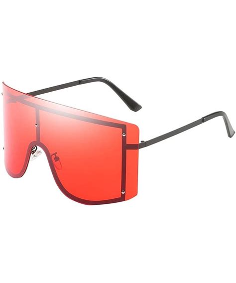 Women Vintage Retro Sun Glasses Unisex Fashion Patchwork Big Frame