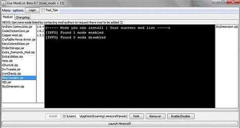Beta Live Modlist All Your Mods In One Location Ready To Automatically Install 12021201