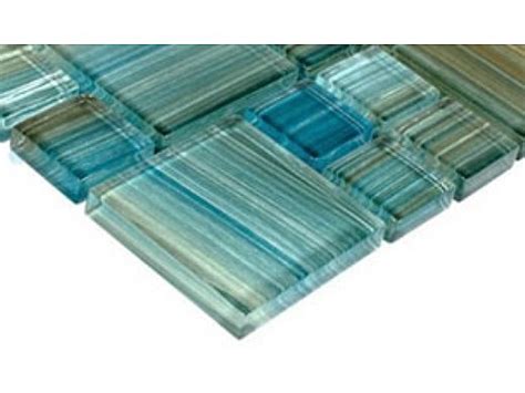 Artistry In Mosaics Watercolors Glass Tile Aqua Mixed Pool Supply