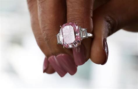 Rare Pink Diamond And Ruby Worth Estimated 65 Million On Show At