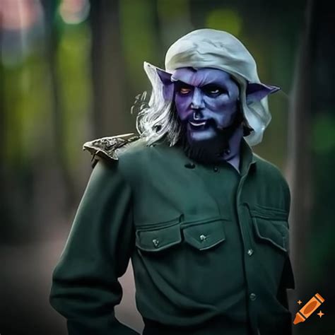 Detailed Fantasy Portrait Of Che Guevara As A Drow Elf