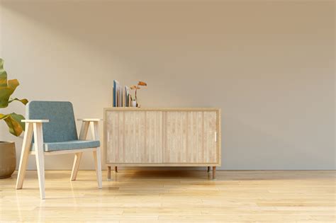 거실의 현대적인 인테리어 하늘색 쿠션이 있는 안락의자 3d 렌더링 0명에 대한 스톡 사진 및 기타 이미지 0명 3차원 형태 가구 Istock