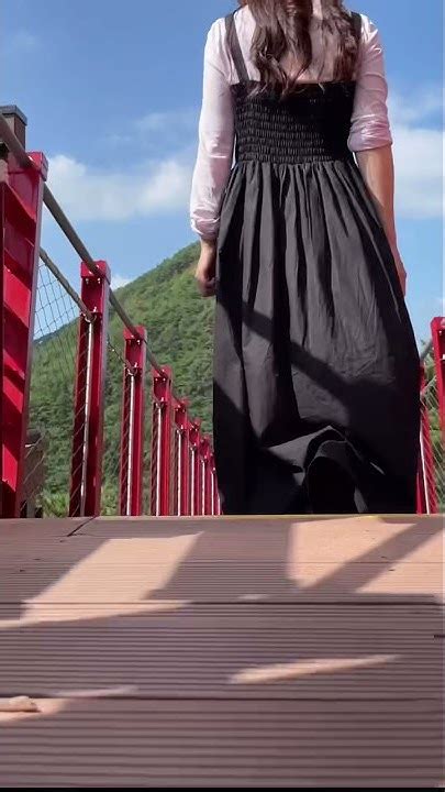 아찔한 채계산 출렁다리 걸어봐요shorts Youtube