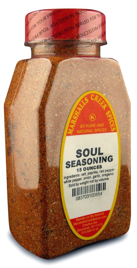 Marshalls Creek Spices Soul Seasoning No Salt 11 Ounce