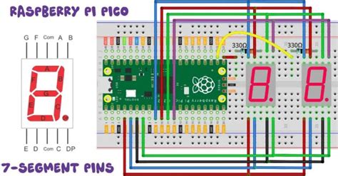 Create An Advanced 2 Digit Counter Project Using Raspberry Pi Pico With A 7 Segment Display