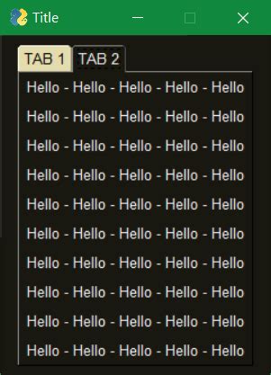 Update The Width And Height Of Tabgroup Element Issue