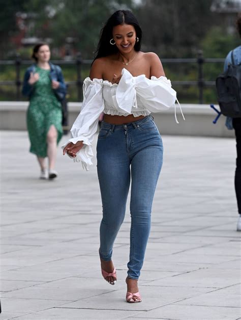 Maya Jama Sexy In Jeans Hot Celebs Home