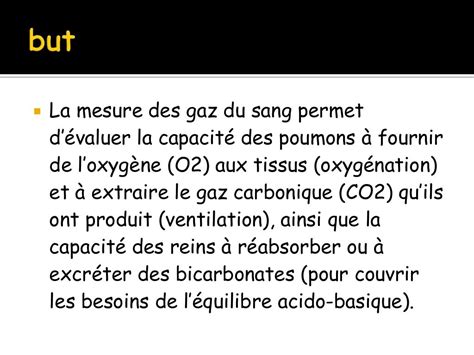 Gaz du sang artériel
