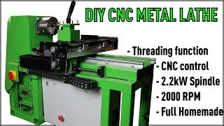 How To Make A DIY CNC Metal Lathe With Threading Ability Doovi