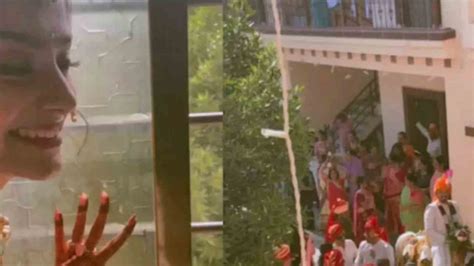 Bride Takes A Sneak Peak Of Groom Through Window Watch Thedailyguardian