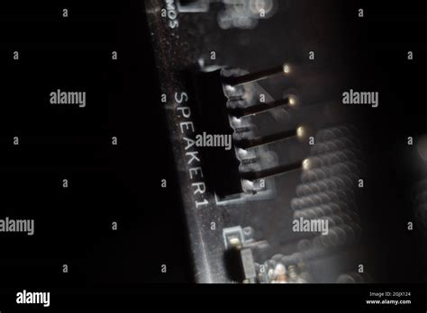 The SPEAKER1 On The Electric Guitar Circuit Board Stock Photo Alamy
