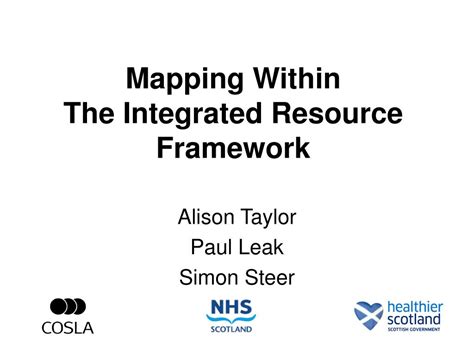 ppt mapping within the integrated resource framework powerpoint