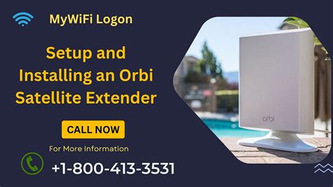 Setup And Install Orbi Satellite Extender Call 1 800 413 3531 Medium