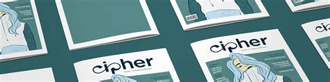 Cipher Editorial Design On Behance