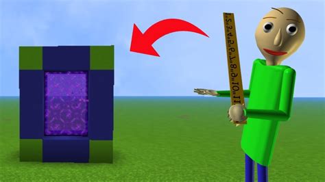CARA MEMBUAT PORTAL BALDI S BASICS MINECRAFT YouTube