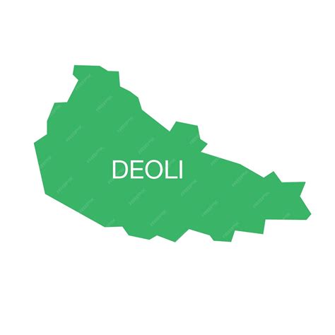 Deoli Taluka Coloca Aria En El Icono De Wardha Dist Maharashtra Vector Premium