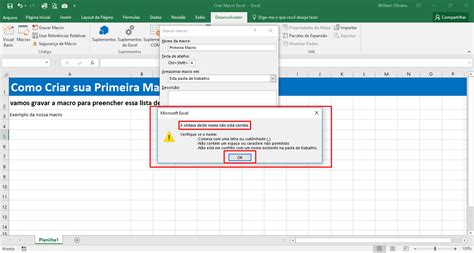 Como Criar Sua Primeira Macro No Excel Gravando Sua Primeira Macro