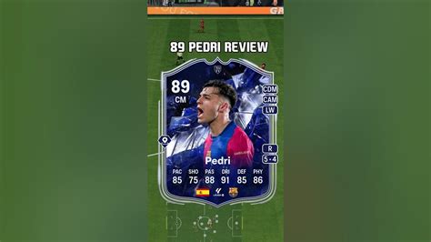 89 Pedri Review In Ea Sports Fc 25 Shorts Short Fc25 Eafc25 Toty