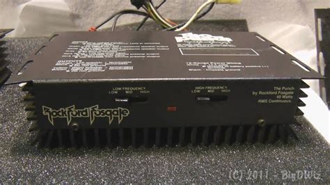 Vintage Rockford Fosgate Punch Slider Demo Youtube