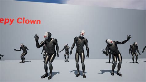 Creepy Clown Animations For Unreal Or Unity — Ramsterz Animations