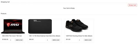 How To Create A Shopping Cart In Php Campcodes
