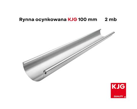 Rynna ocynkowana mm KJG ocynk mb półokrągła rynna dachowa ocynk KJG Stalcynk Cena