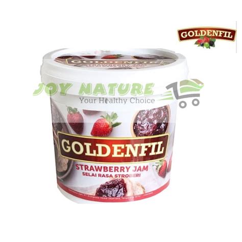 Jual Goldenfil Strawberry Jam 1kg Selai Buah Strawberry Shopee