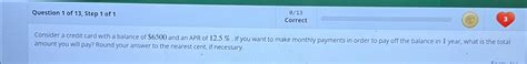 Solved Question 1 ﻿of 13 ﻿step 1 ﻿of 1013correctconsider A
