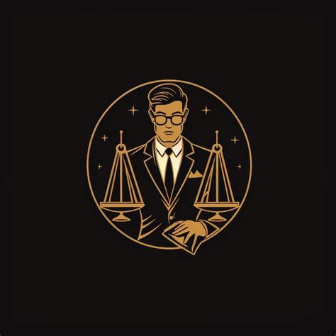 Premium Ai Image A Man Wearing Glasses And A Suit With A Gold Circle