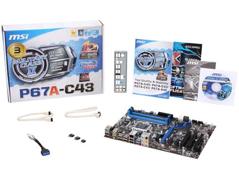 MSI P67A C43 B3 LGA 1155 ATX Intel Motherboard Newegg