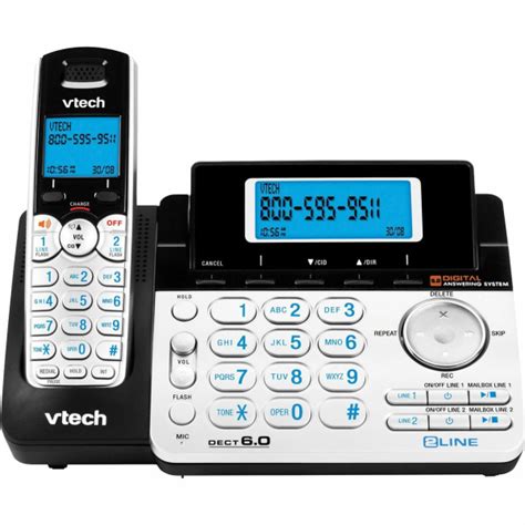 Vtech Ds6151 2 Line Dect 6 0 Cordless Speakerphone With Digital