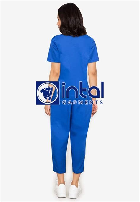 Scrub Suit High Quality Ss 02 Polycotton By Intal Garments Color Royal Intal Garments Scrubsuit