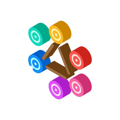 Color Theory Ux Ui Design Isometric Icon Vector Illustration 39618345