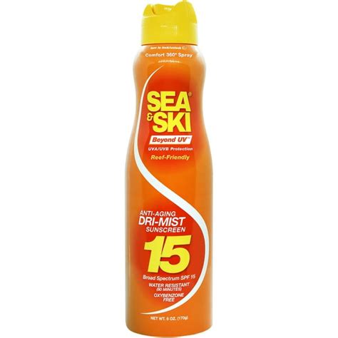 Sea And Ski Beyond Uv Hydrating Sunscreen Spray Broad Spectrum Spf 15