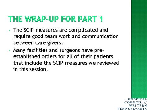 WHAT IS SCIP UNSCRAMBLING THE SURGICAL CARE IMPROVEMENT