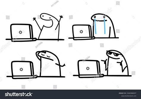 Vector Flork Meme Internet Vector Vector De Stoc Royalty Free