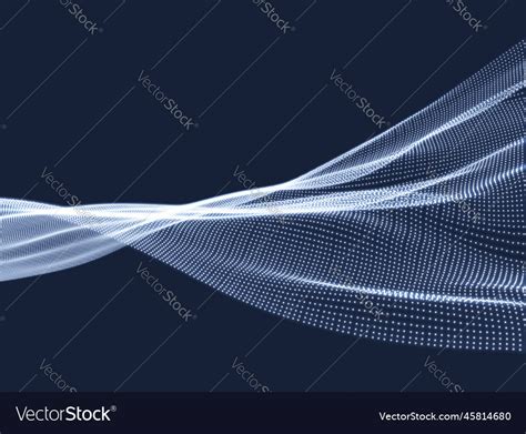 Array With Dynamic Emitted Particles D Royalty Free Vector