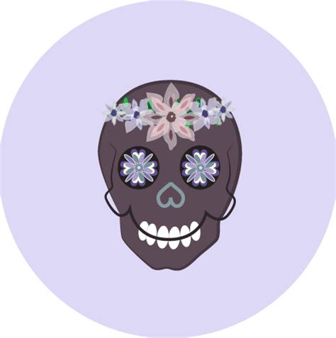 Sugar Skull Purple ⋆ Northern Star Designs