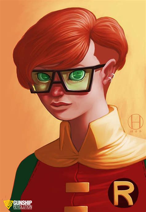 Red Headed Robin By Gunshiprevolution On Deviantart