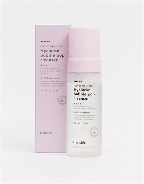 Hanskin Hyaluron Bubble Pop Cleanser ASOS Cleanser Fragrance Free