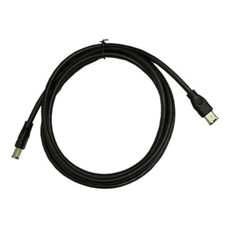 Black Ieee 1394 Firewire 400 To Firewire 400 Cable 6 Pin6 Pin Male